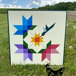 Barn Quilt, Crow Barn Quilt, Crow, Sunflowers, Wall Decor, Barn Quilt ...