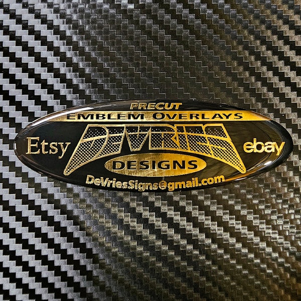 Gel Coated domed FORD ECOBEAST Emblem Overlays Ecoboost Eco Boost ...