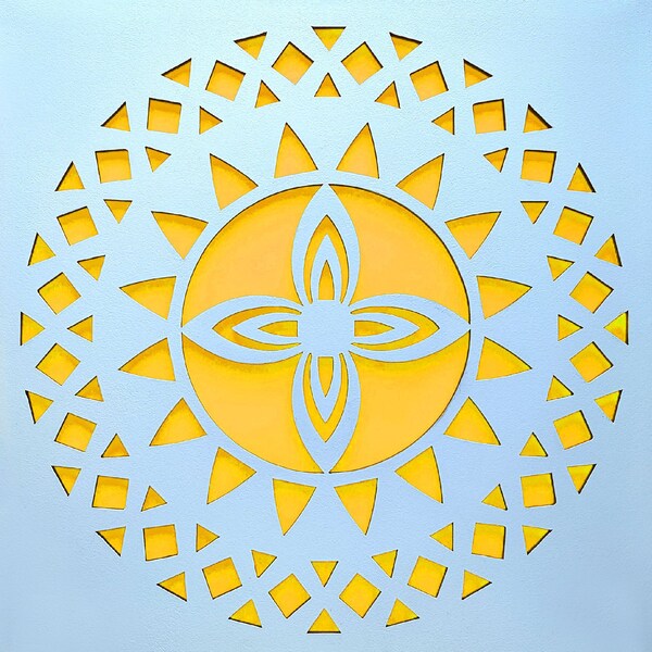 Geometric Sun Vector png Dxf Pdf Eps Svg Jpg CNC Laser Cut Cricut ...