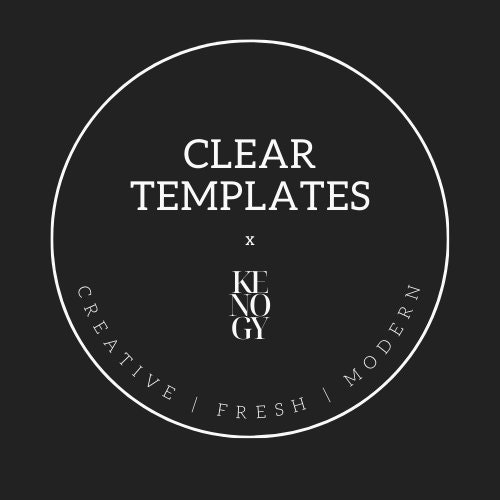 ClearTemplates - Etsy