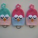 Crochet Pattern Owl Key Cosy keycover cozy uk or us crochet | Etsy
