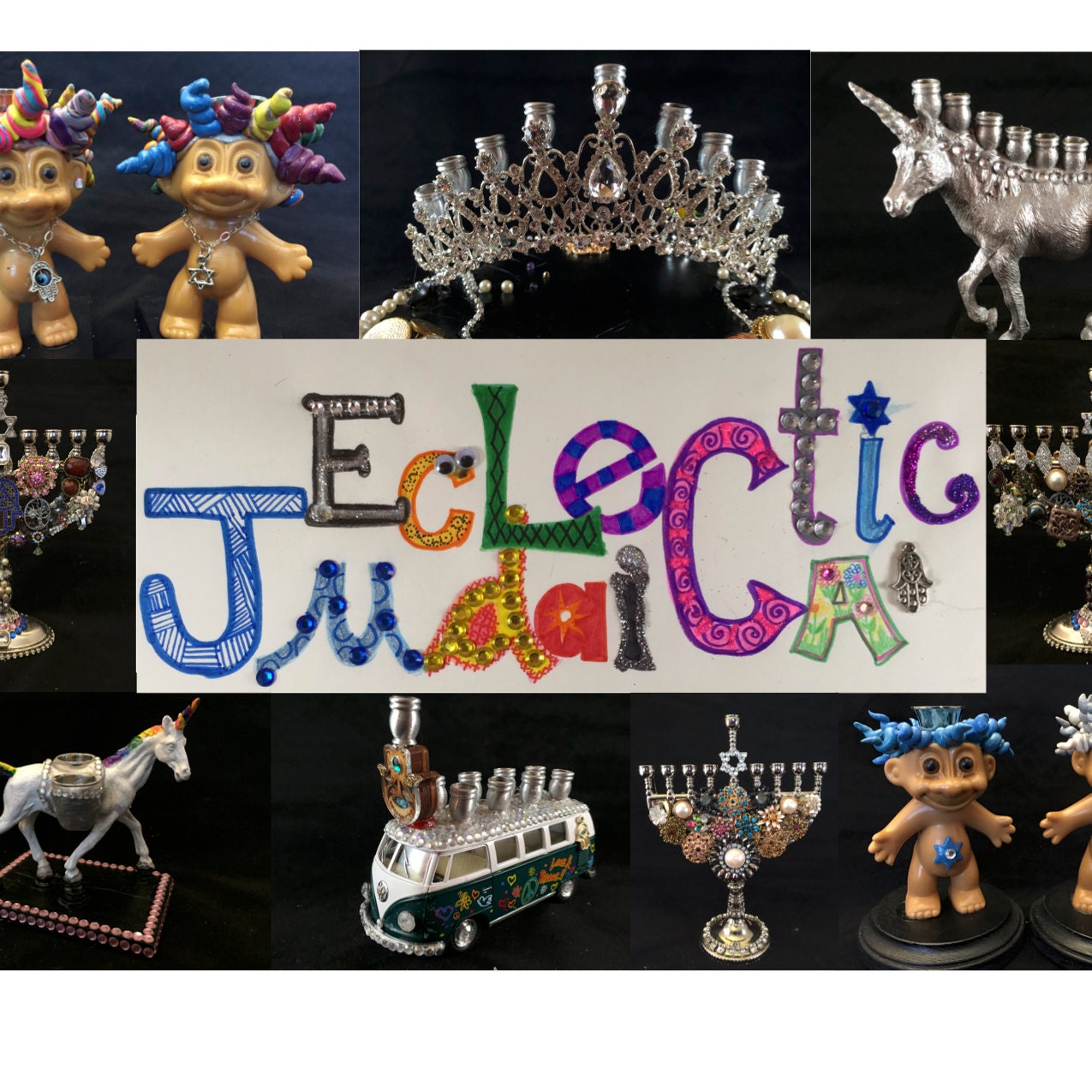 Creative Whimsical and Repurposed Judaica by EclecticJudaica
