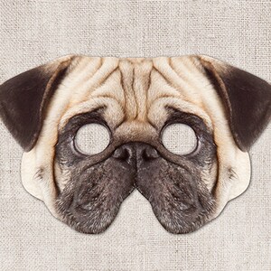 Old Boxer Printable Mask, Dog, Boxer, Photo-real Dog Mask, Halloween ...