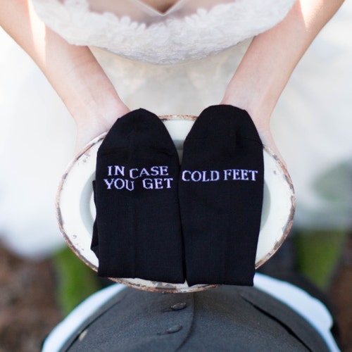 ColdFeetWeddingSocks - Etsy