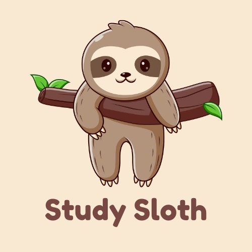 StudySloth - Etsy