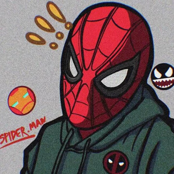 Spider Man 2 Black Mask, Amazing Spider Man, Cosplay, Halloween Gift ...