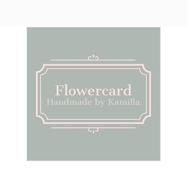 50th Birthday 3D Greeting Cards Retro Style, Flowers, Romantic Gentle ...