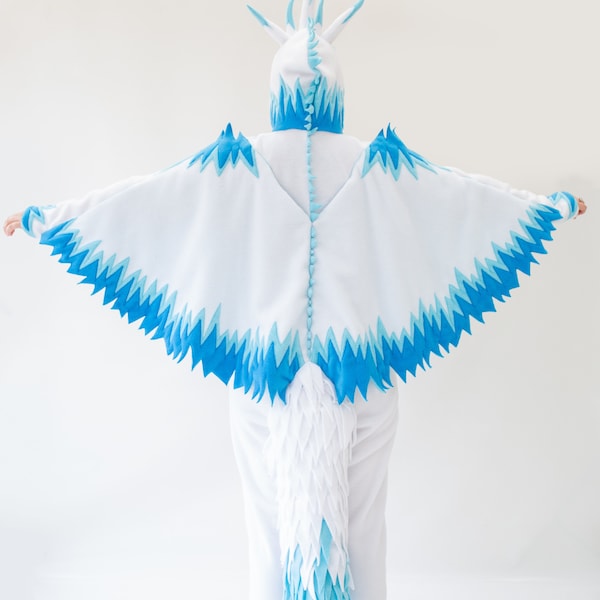 Light Fury Costume/ Light Fury Onesie/ Dragon Kigurumi/ Dragon Cosplay ...