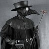 Schnabel Plague Doctor Mask in Leather - Gender-Neutral Adult Costumes ...