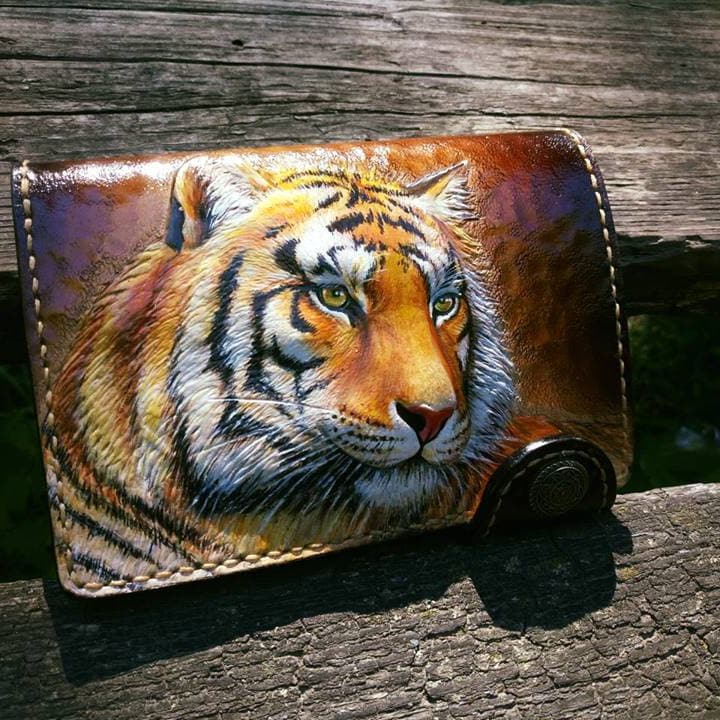 Hand-tooled leather goods. Luxury leather by ArimLeatherworks
