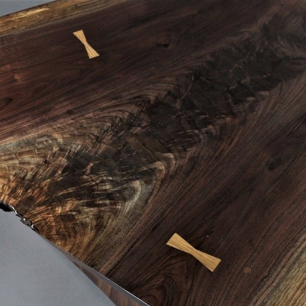 Custom Solid Walnut Bookcase With Adjustable Shelves Mid Century Modern ...