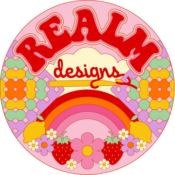 PDF Crochet Pattern Flower Motif Daisy Chain Top by Realm Designs - Etsy