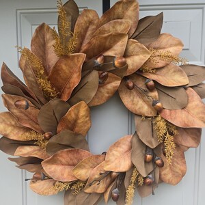 Extra Large Fall Wreath, Decorated Wreath, Neutral Wreath, Door Wreath ...