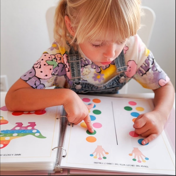 Personalized Toddler Busy Book Printable Quiet Book for Kids Counting ...