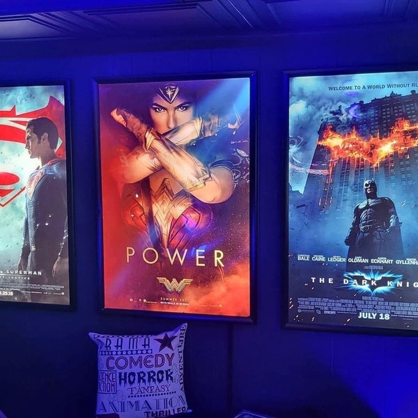 3-PACK Custom LED Light Box Poster Frames Made in USA - Etsy