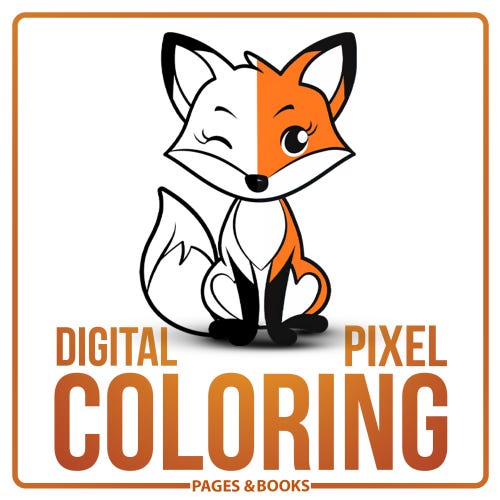 DigitalPixelColoring - Etsy