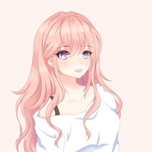 Premade PNG Tuber Chibi Pink Mercy Overwatch Png-tuber, Vtuber ...