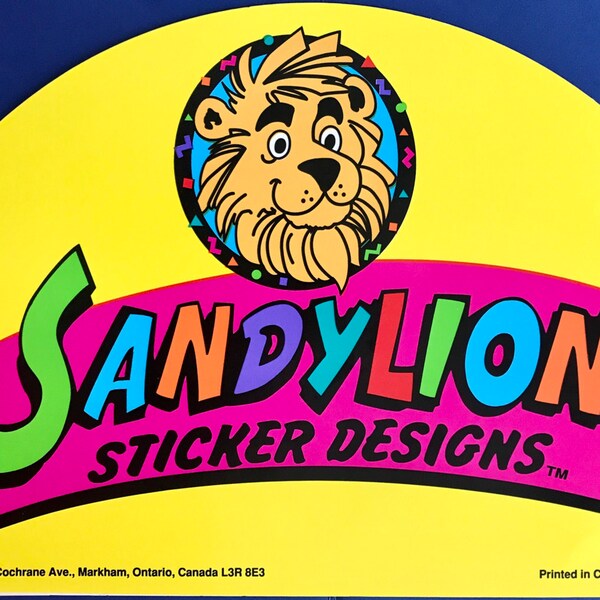 Sandylion Sticker Maxi Kromekote - Etsy
