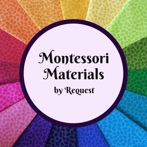 Montessorimaterial Etsy