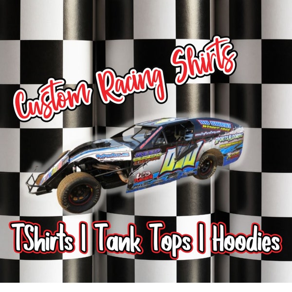 Custom Racing Shirt, Pit Crew, Dirt Track Shirt, Motorcycle Racing, BMX ...