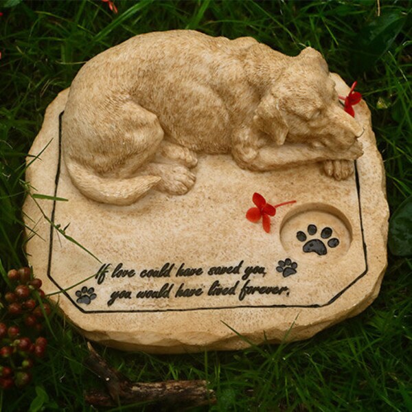 Personalized Cat Angel Pet Memorial Grave Marker Tribute Statue, Cat ...