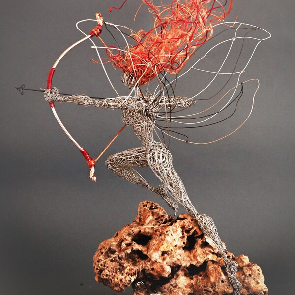 Cancer Wire Sculpture, Zodiac Sign Statue, Unique Metal Art, Mystical ...