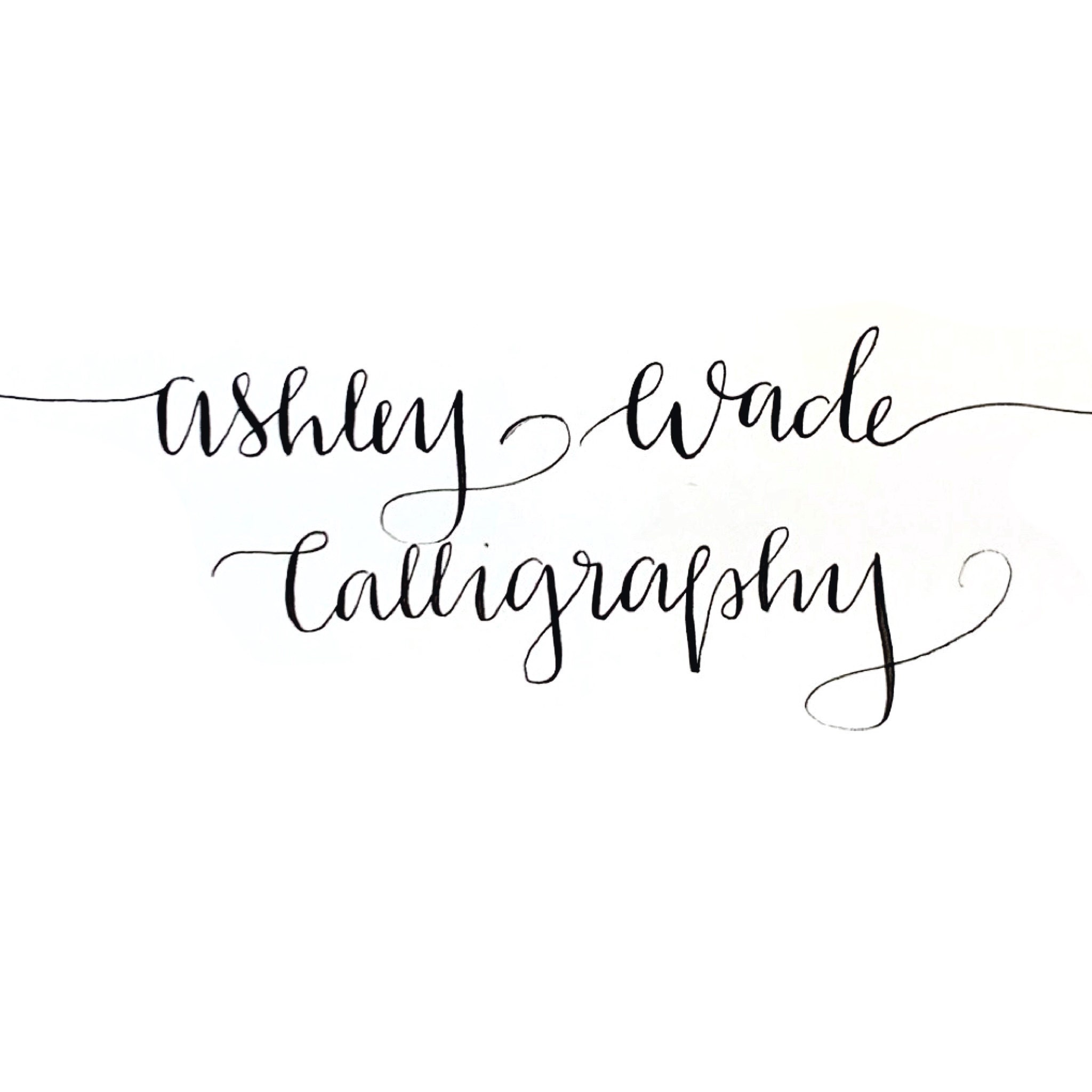 AshleyWCalligraphy - Etsy