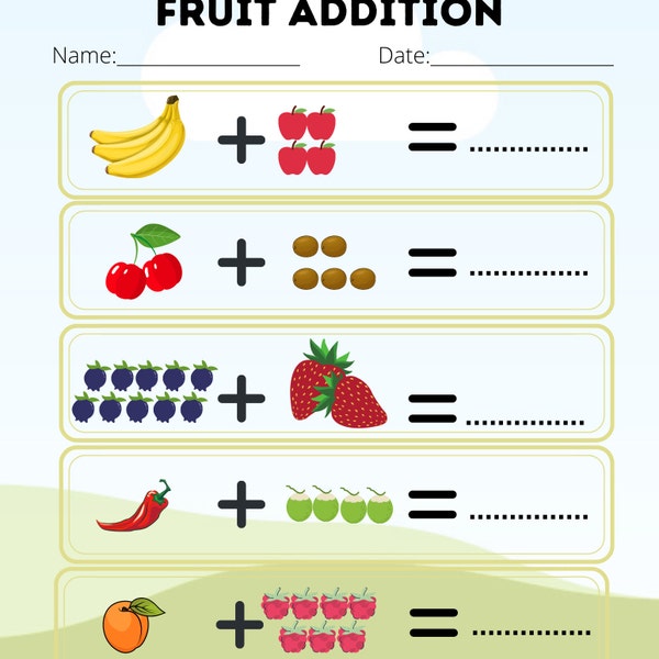 Count and Color Worksheets for Pre-k 2nd Grade, PDF Format, Printable ...