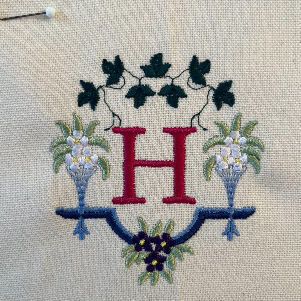 Flower Corner Folk, 2 Sizes, Machine Embroidery Designs Instant ...