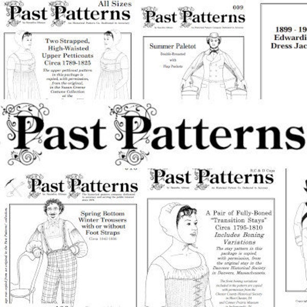 Past Patterns 6306 Early 1920s Divided Skirt Sewing Pattern Waist 28 ...