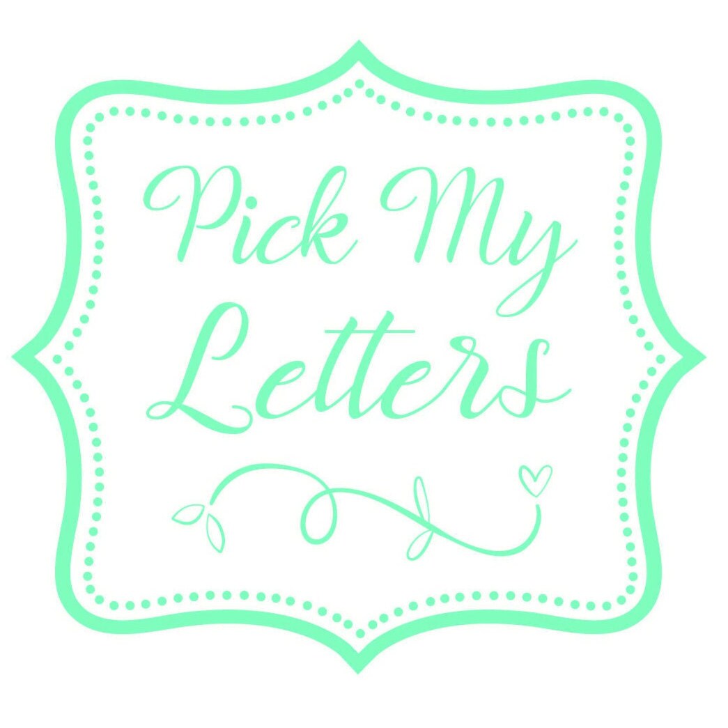 Pickmyletters - Etsy