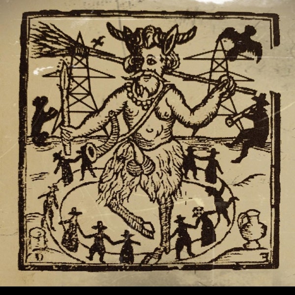 Framed Print of Woodcut Witches Dancing With Devils - Etsy