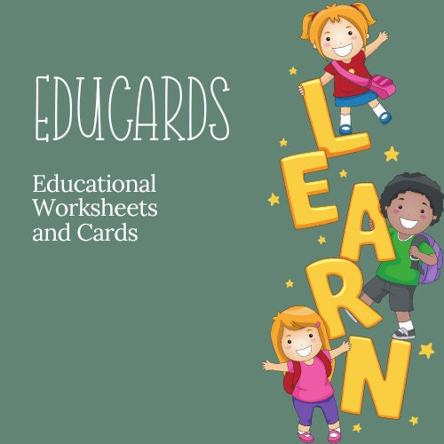 EduCards - Etsy
