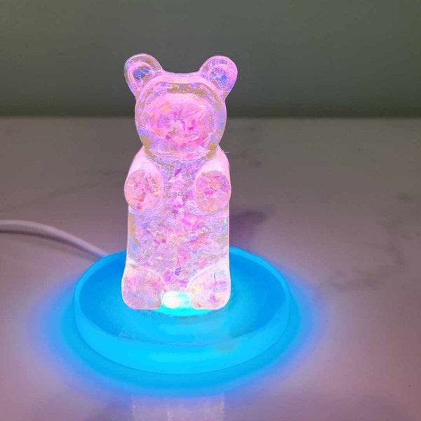 Gummy Bear Wall Decor Pop Art Rainbow 3D, Resin Gummy Bear, Wall Decor ...