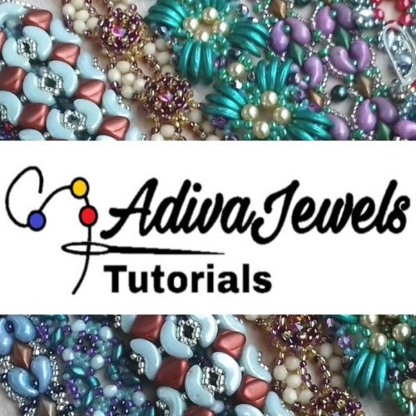 Bead Weaving Pattern for Necklace and Earrings, sena Beading Jewelry Tutorial - Etsy
