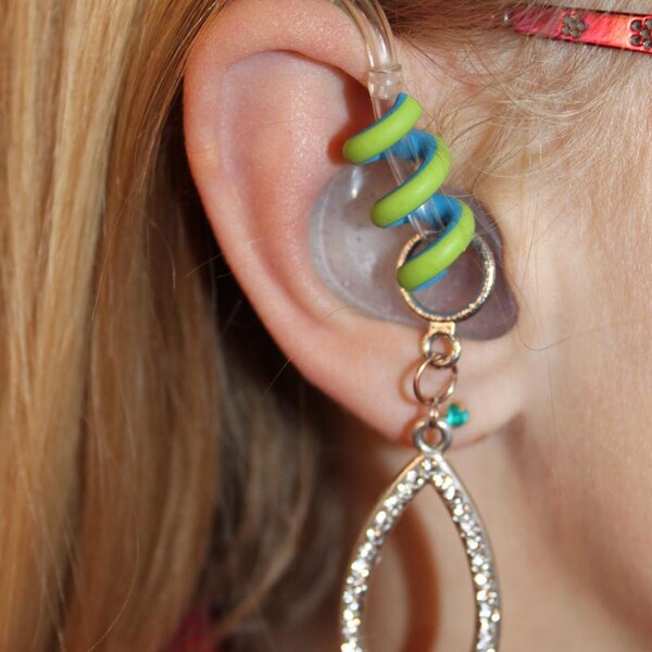 Hearing Aid Accessory or Cochlear Bling Holiday Princess, Holly ...