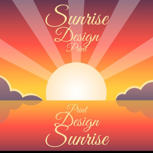 SunriseDesignPrint - Etsy