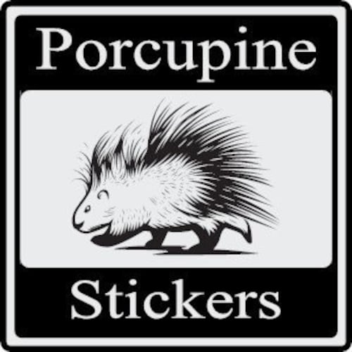 PorcupineStickers - Etsy