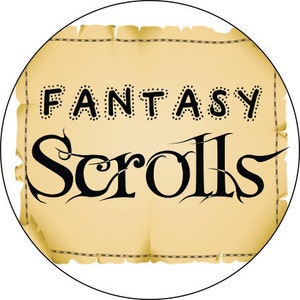 The Old Kingdom Map on Handmade Scroll, Abhorsen Map, Mogget's Map ...