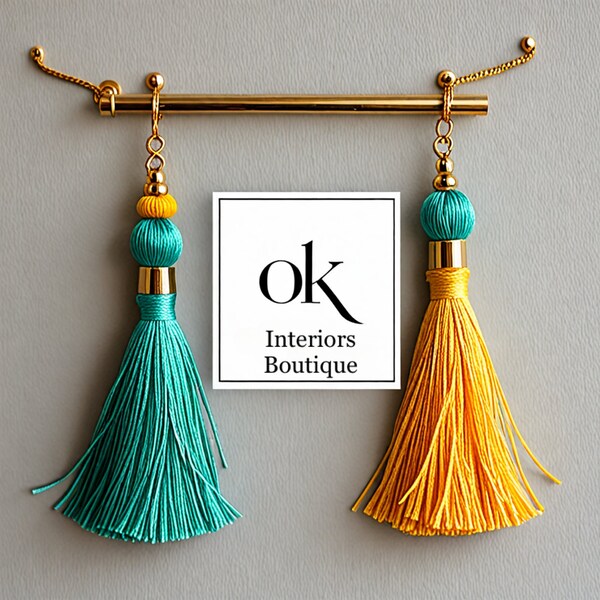 Decorative Key Tassels, Key Tassels, Vintage Style Tassels, Antique ...