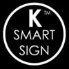 K Smart Sign | Bellissima S1 | Laser Cut Matt Black & Copper Mirror ...