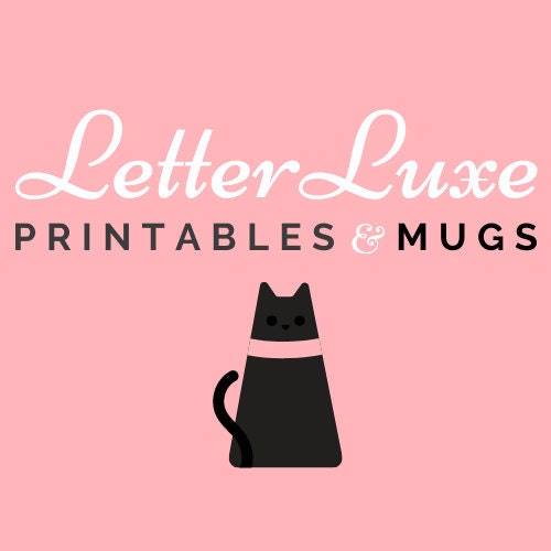 LetterLuxePrintables - Etsy