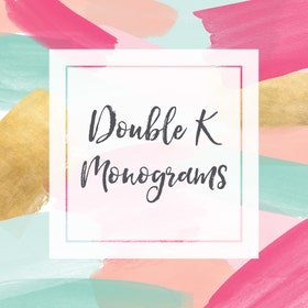 DoubleKMonograms - Etsy