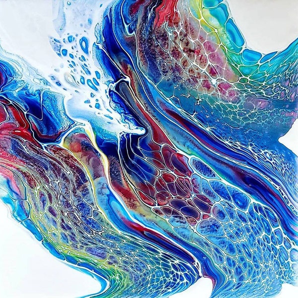 Circle Geode Painting / Geode Art / Geode Resin Art / Resin Painting ...