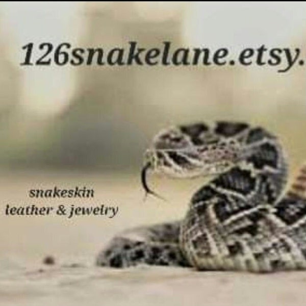 Timber Rattlesnake Skin Covered Leather Belt . Upto 44 - Etsy