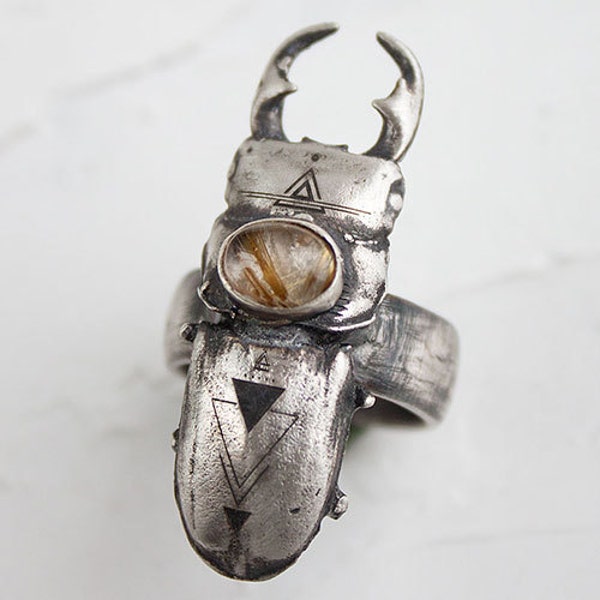 Sterling Silver Ring texture Fantasysilver Natural Jewelry Sea Jewelry ...