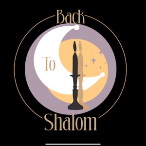 Shabbat Shalom Jewish Holographic Sticker, Judaism, Challah, Kiddush ...