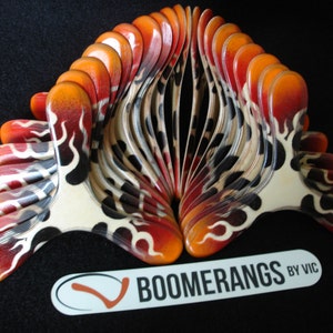 Warlock Returning Boomerang Functional Art Boomerangs by Vic - Etsy