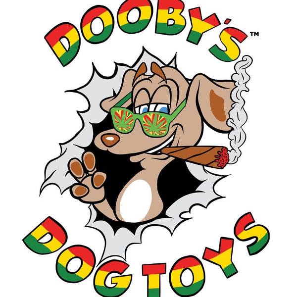 Dooby's weed Leaf Emoji Hemp Dog Toy - Etsy