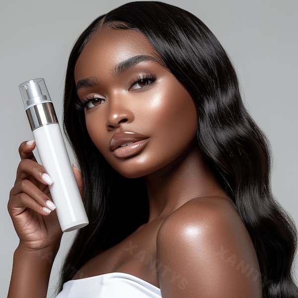 Cosmetics Website Model Photos, Lip Gloss Website Model, Beauty Stock ...